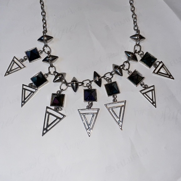 Jewelry | Funky Triangle Necklace | Poshmark
